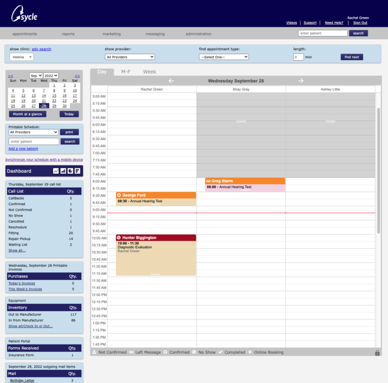 Audiology Software for the Front Office | Sycle